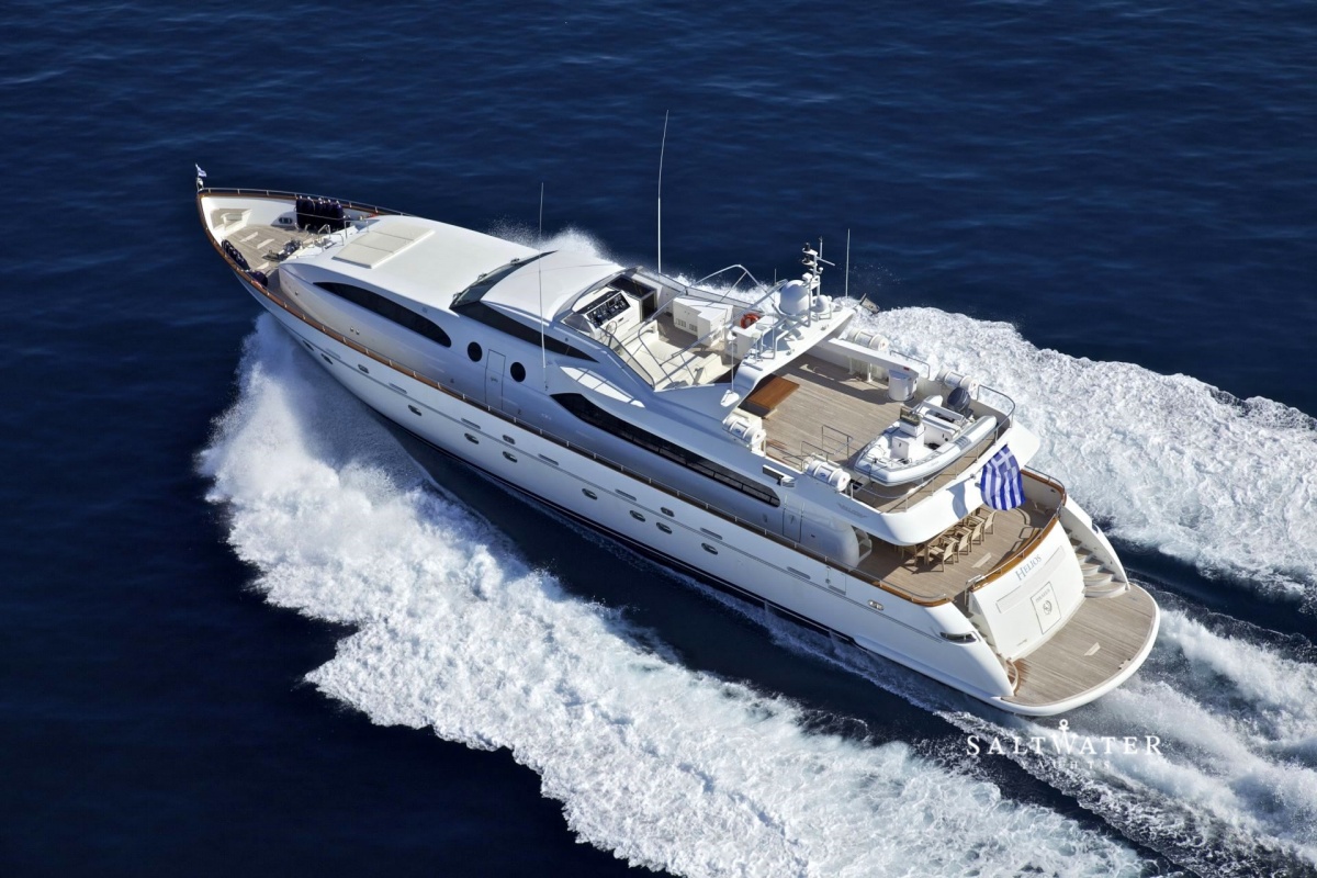 Helios Falcon 115 Luxury Motor Yacht for Charter in Greece and ...